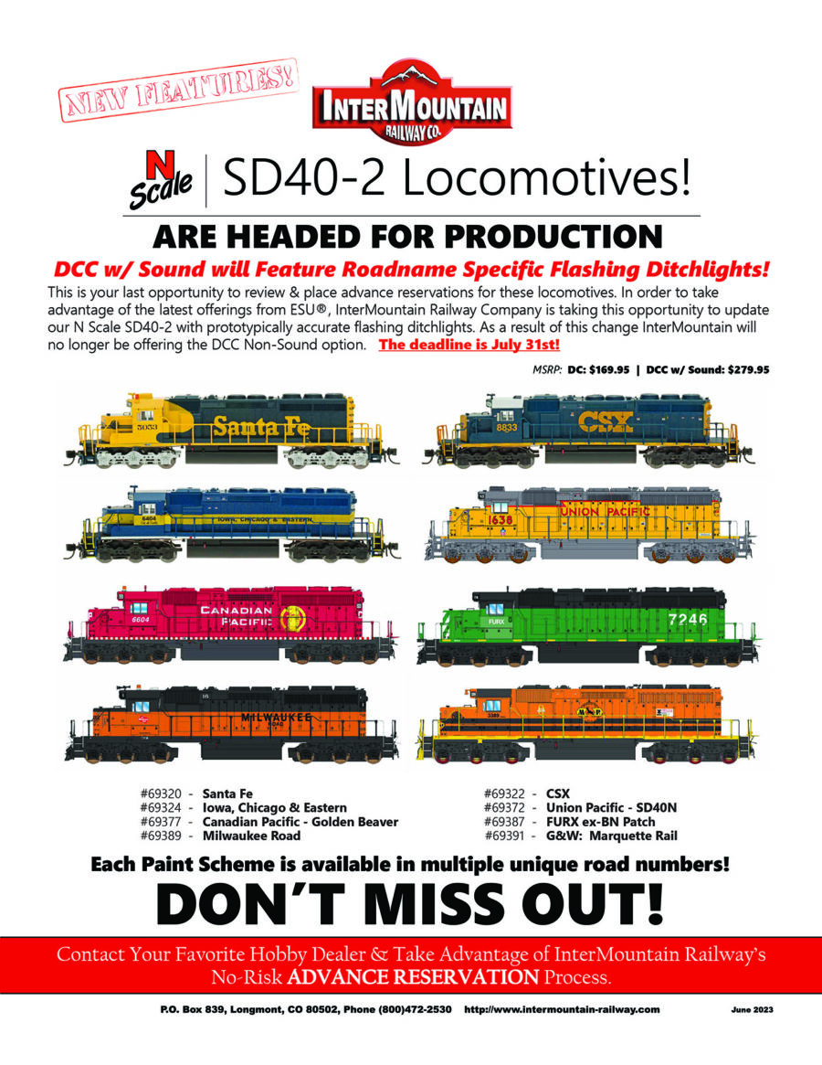 June 2023 Product Announcements – InterMountain Modeler's Club Central ...